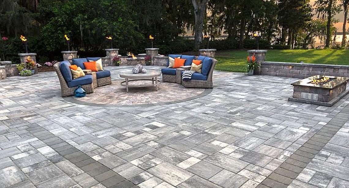 Tremron Bluestone 3-Piece Pavers | Parkside Pavers